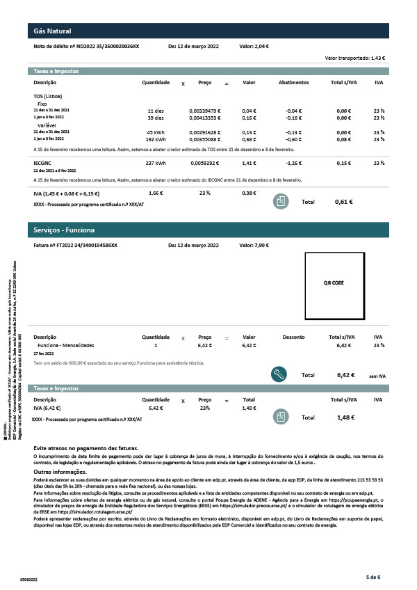 Como ler a sua fatura - Particulares| EDP